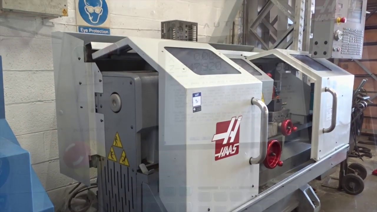 HAAS TL1 CNC Teach Lathe - YouTube