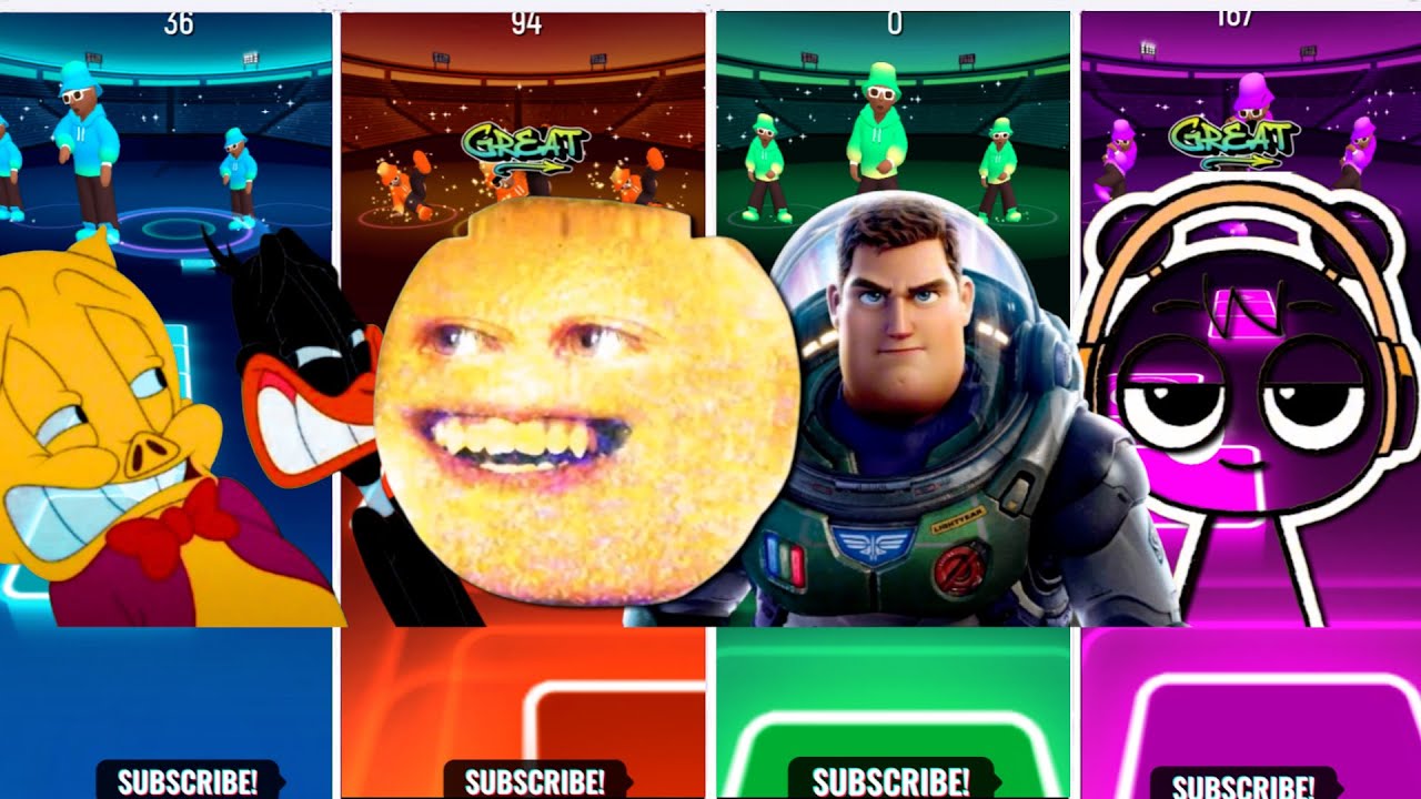 Looney Tunes 🆚 SPRUNKI 🆚 Buzz Lightyear 🆚 Horror Annoying Orange 🎶 ...