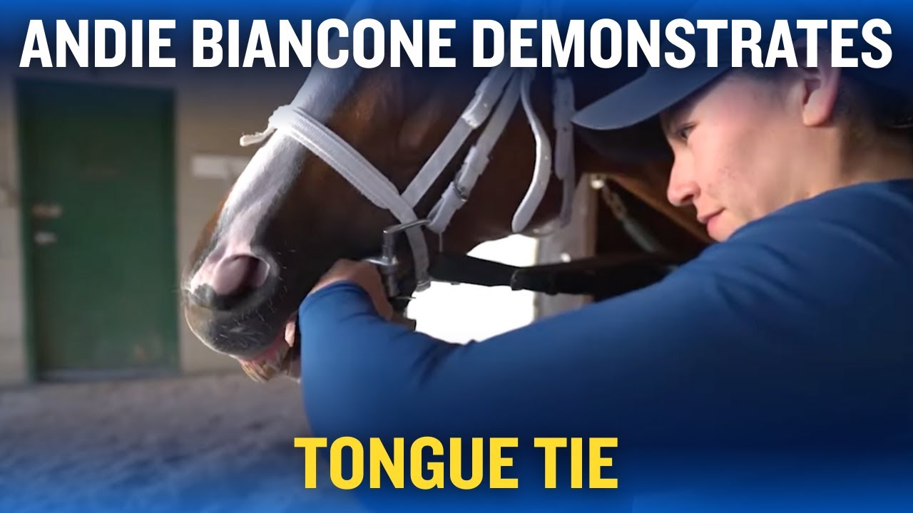 Andie Biancone Demonstrates a Tongue Tie - YouTube