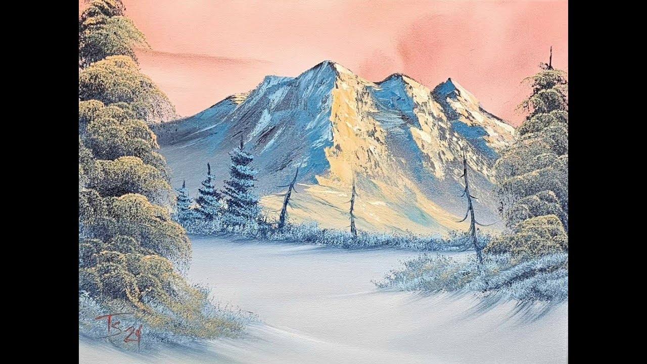 Painting with Certified Ross Instructor® Ted Simpson. Mountain Rhapsody ...