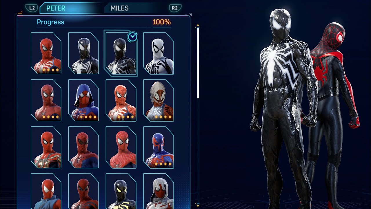 Marvel’s Spider-Man 2 (PS5) All 78 Suits & Styles (4K 60FPS) - YouTube