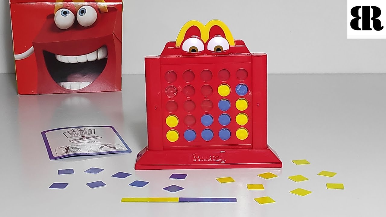 McDonald's Happy Meal Toy 2020 Connect 4 by Hasbro Unboxing + Set Up ...