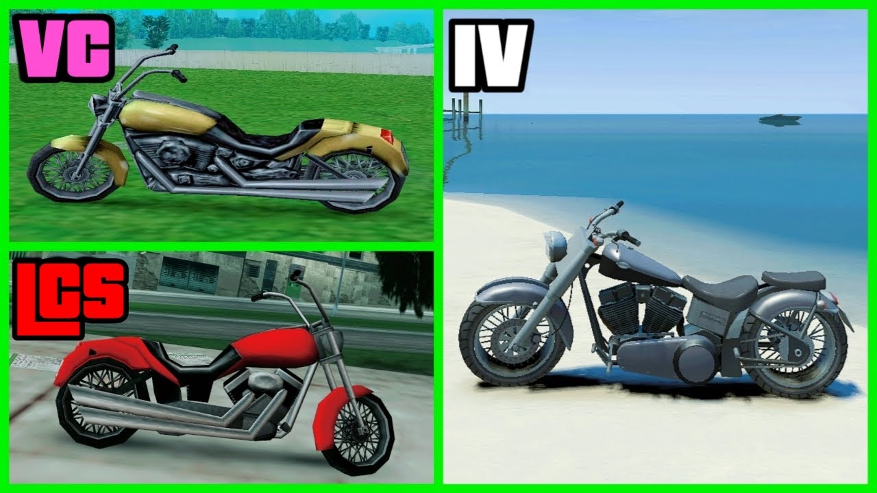 Evolution Of FREEWAY MOTORCYCLE In GTA GAMES - YouTube