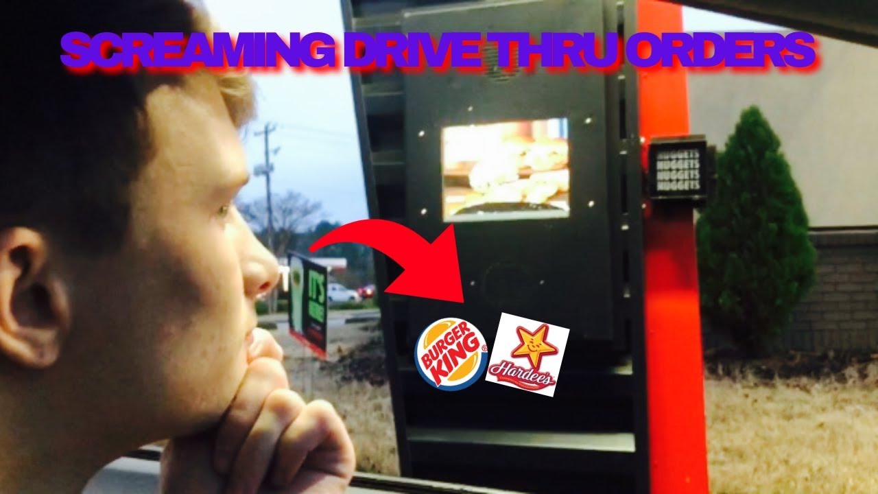 Screaming Drive Thru Orders Prank! - YouTube