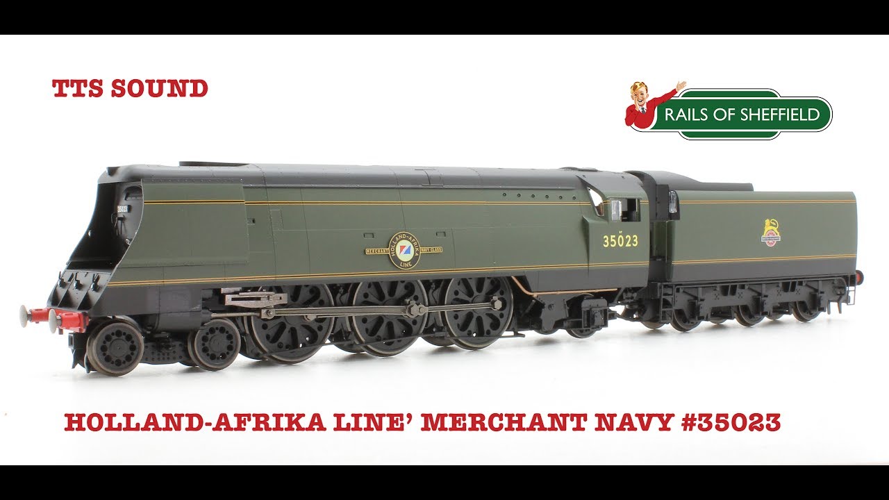Hornby R3382TTS 'Holland-Afrika Line' Merchant Navy 35023 Locomotive ...