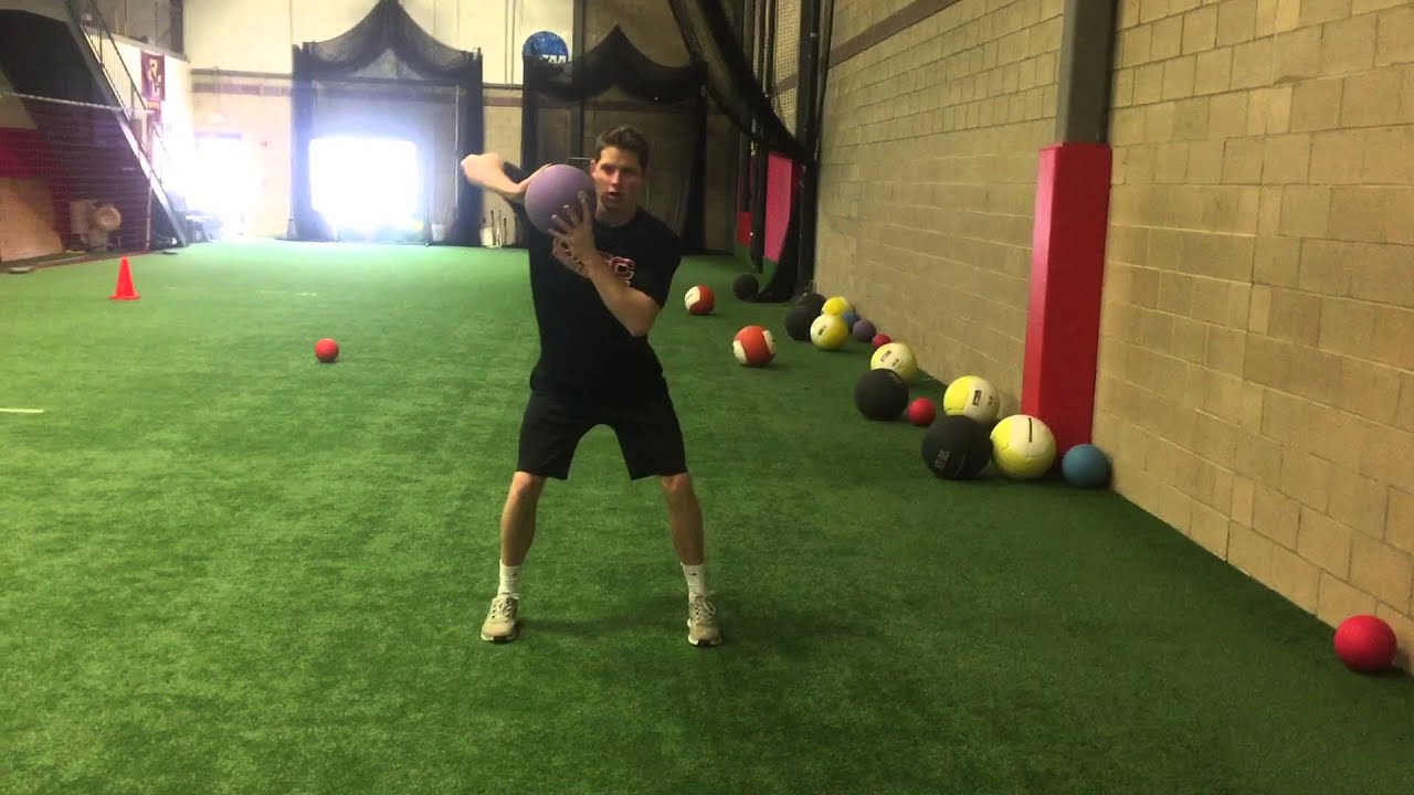 Standing 1 Arm Chest Pass - YouTube
