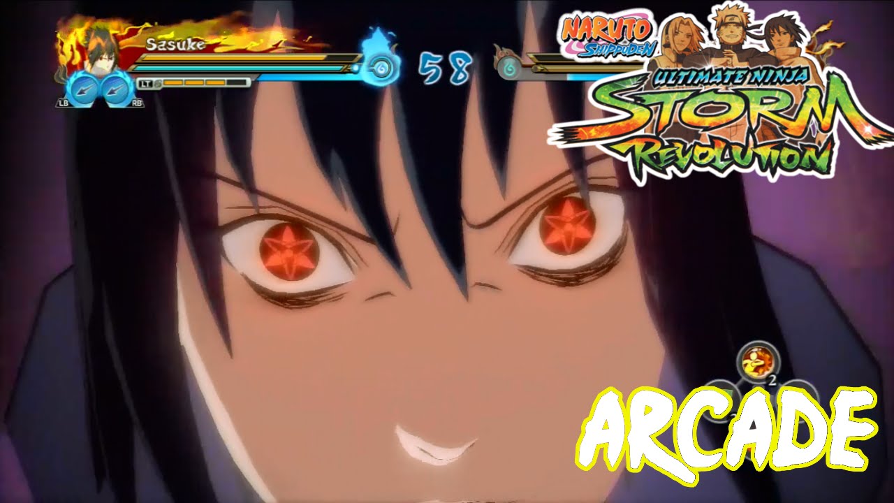 Naruto Shippuden Ultimate Ninja Storm Revolution - Sasuke Modo Arcade ...