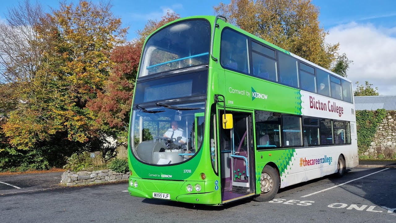 First Southwest WX55 VJK (37018) on Dartmoor Explorer to Exeter - YouTube