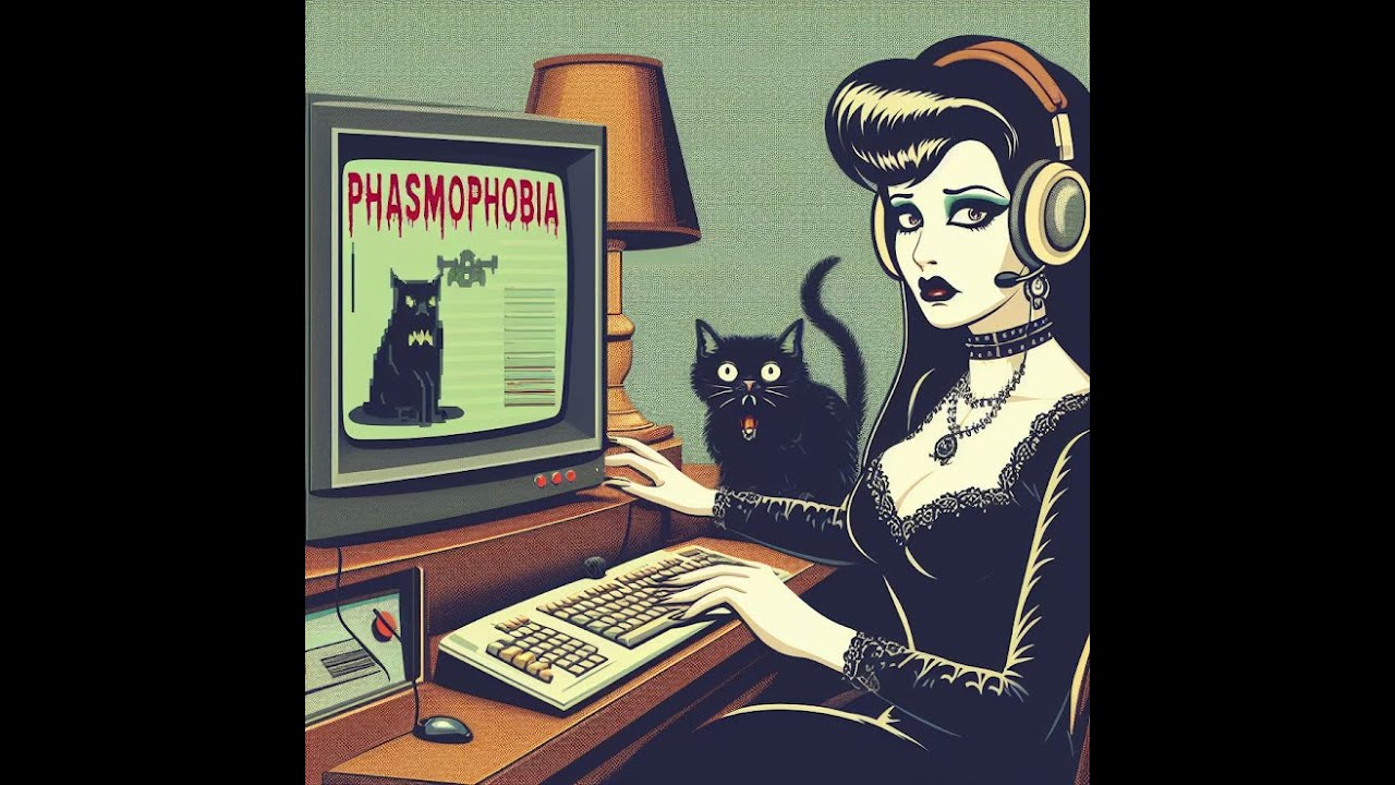 Goth Aunty got by jump scares? Sure! why not! - YouTube