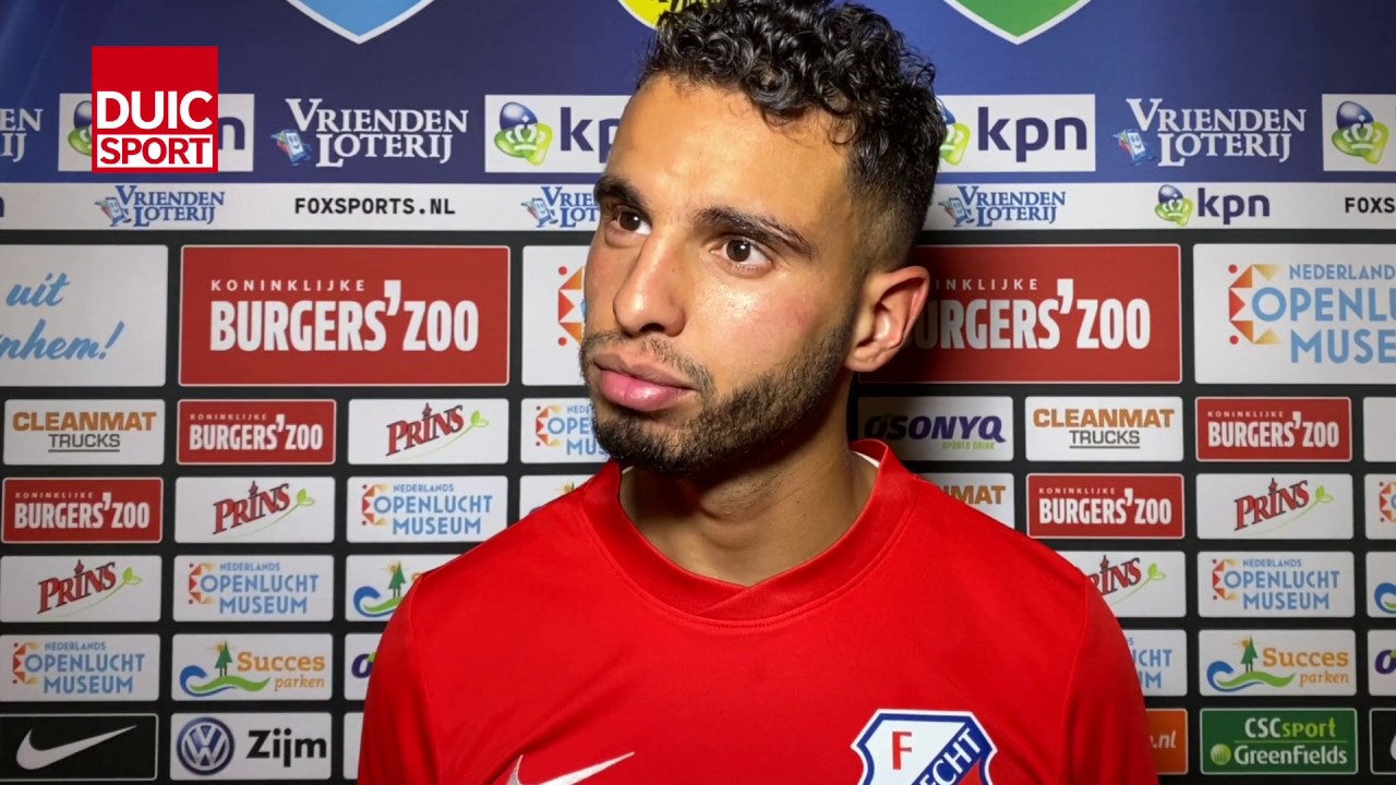 Adam Maher na afloop van Vitesse - FC Utrecht - YouTube