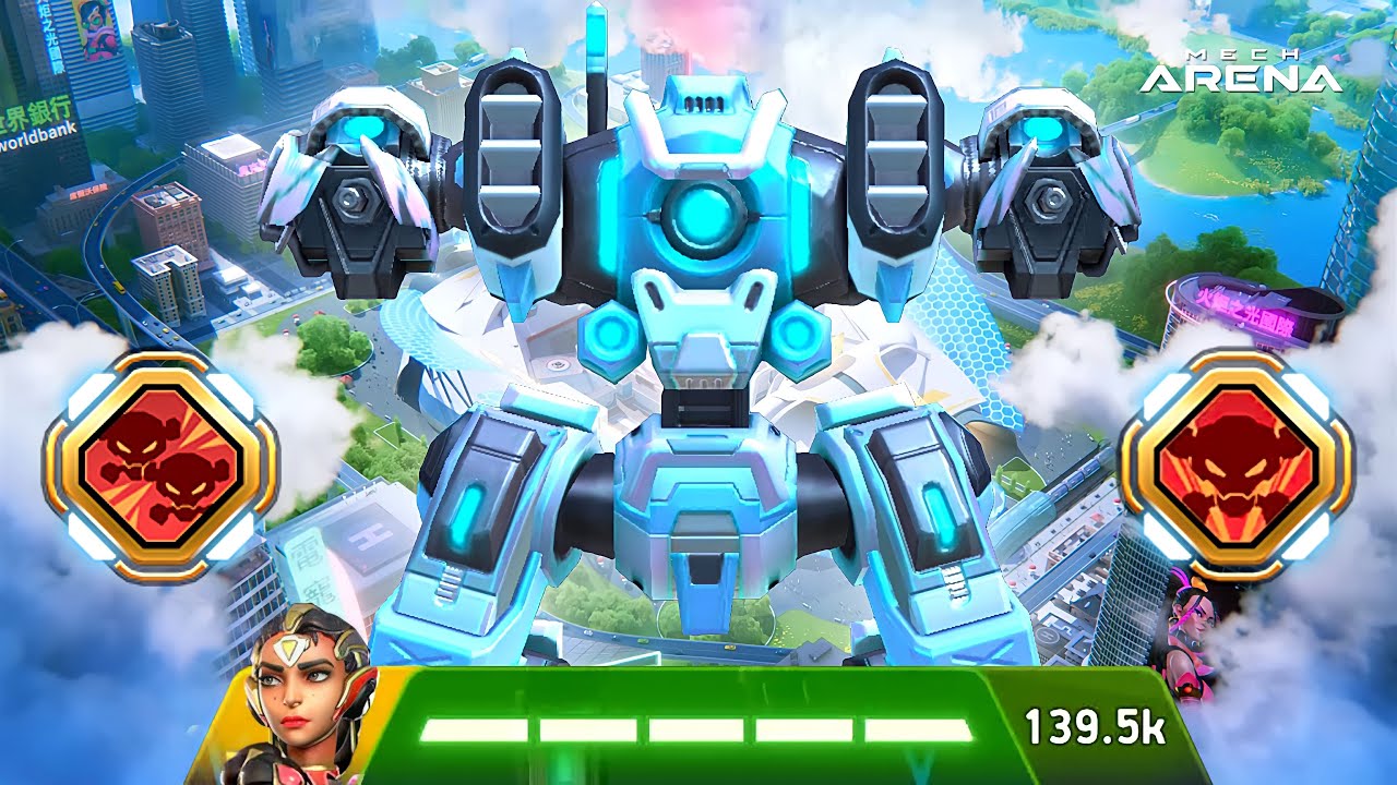 Redeemer with Arc Torrent 12 - Mech Arena New Mech - YouTube