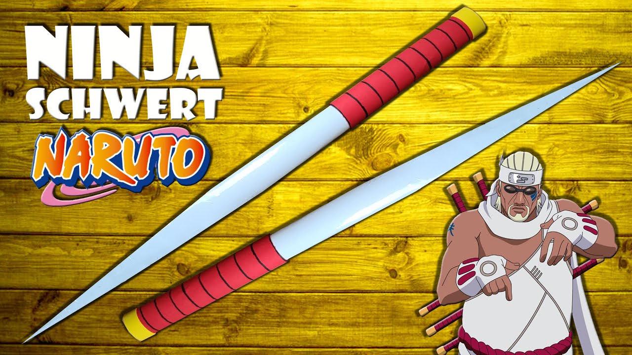 Ninja Schwert von Killer Bee selber machen Waffe aus Papier basteln ...