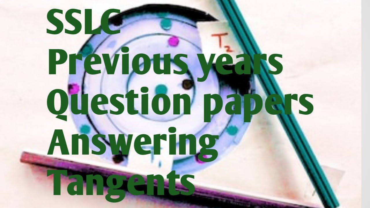 SSLC Previous year question paper answering with explanation ...