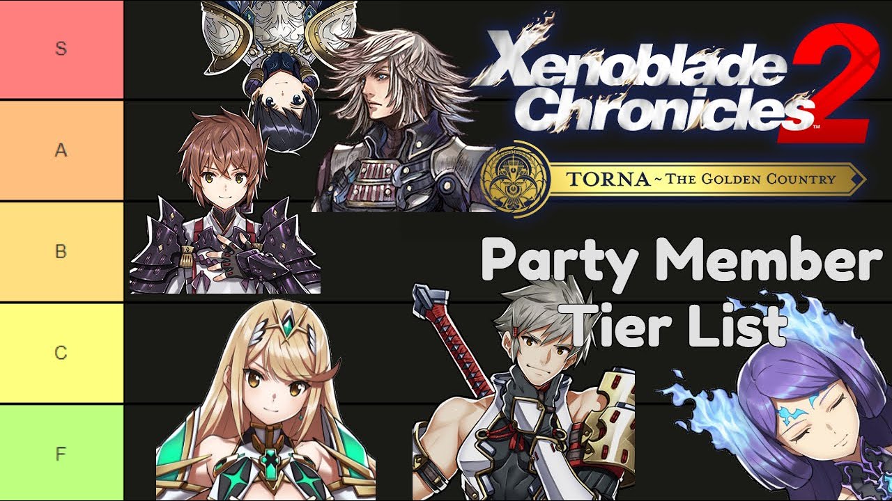 Xenoblade 2 Torna Party Member Tier List - YouTube