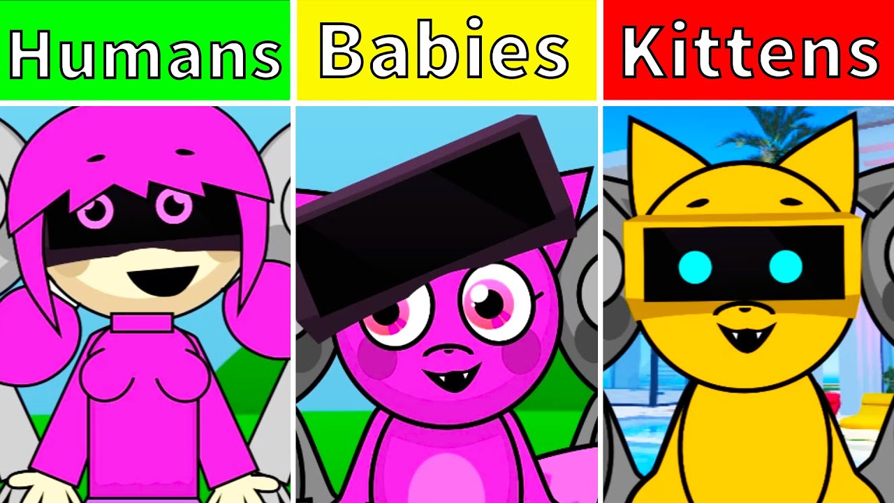 Incredibox: Abgerny But Human VS Abgerny Babies VS Abgerny Kittens ...