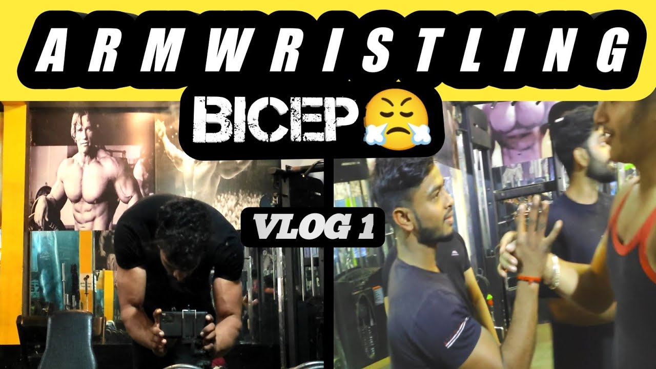 Bicep Workout | Having Fun in Gym | Arm Wrestling | Hercules Gym - YouTube