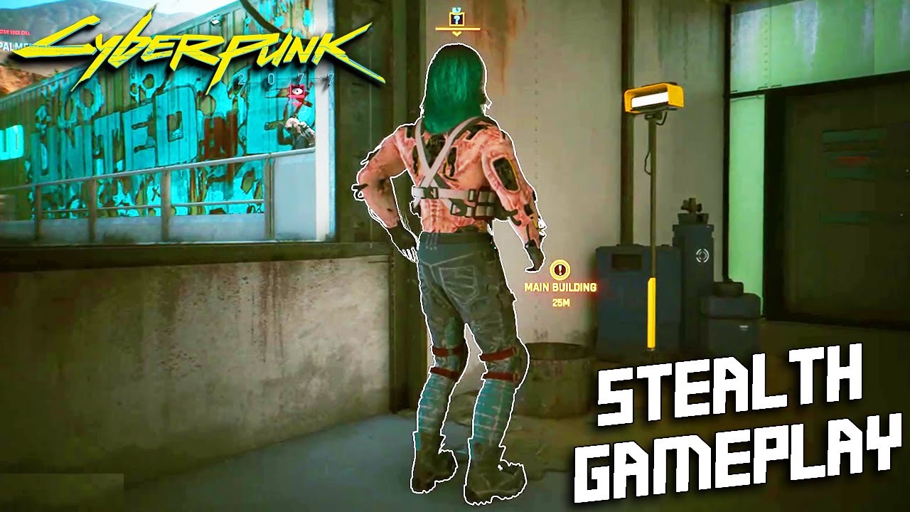 CYBERPUNK 2077 - Stealth gameplay (Save Saul, Riders on the Storm ...