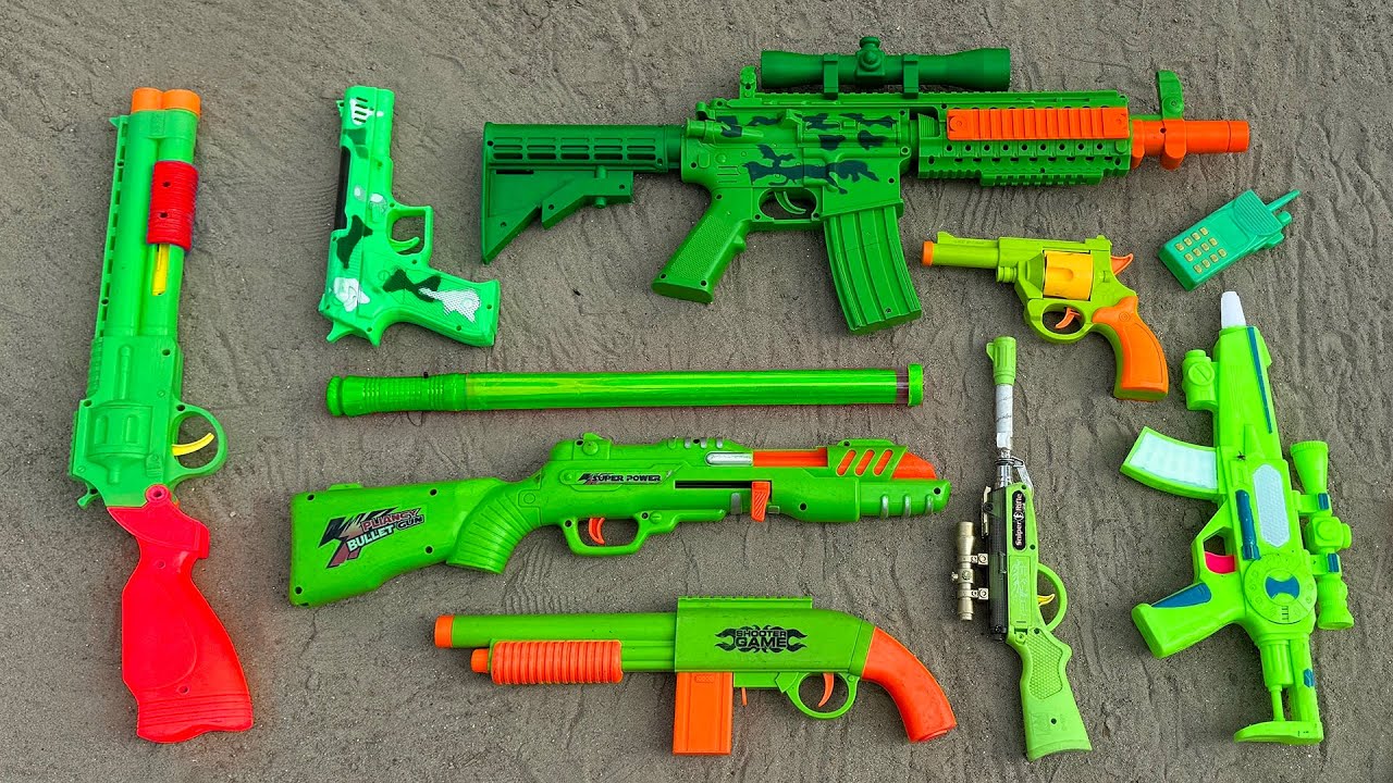 M249 Machine Gun Assault Rifle AK47 Gun 3D Lights - Sniper Rifle Toy ...