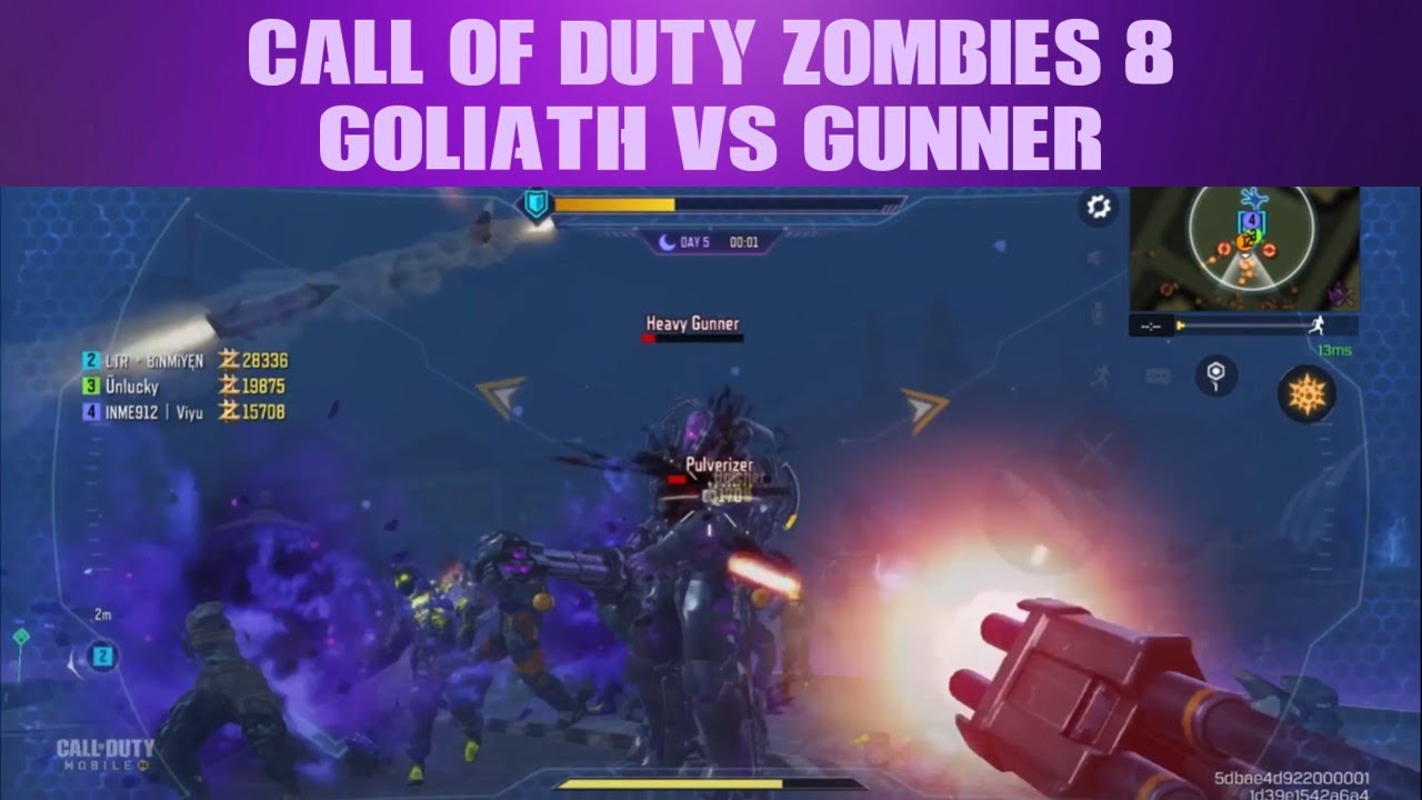 Call of Duty Zombies Goliath vs Gunner - YouTube