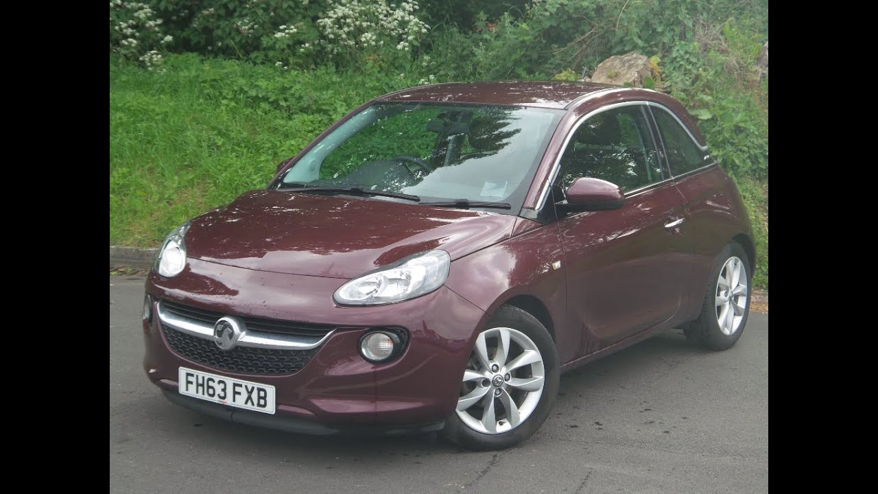 2014 63 Vauxhall Adam 1.4 16V Jam 3dr in purple - YouTube