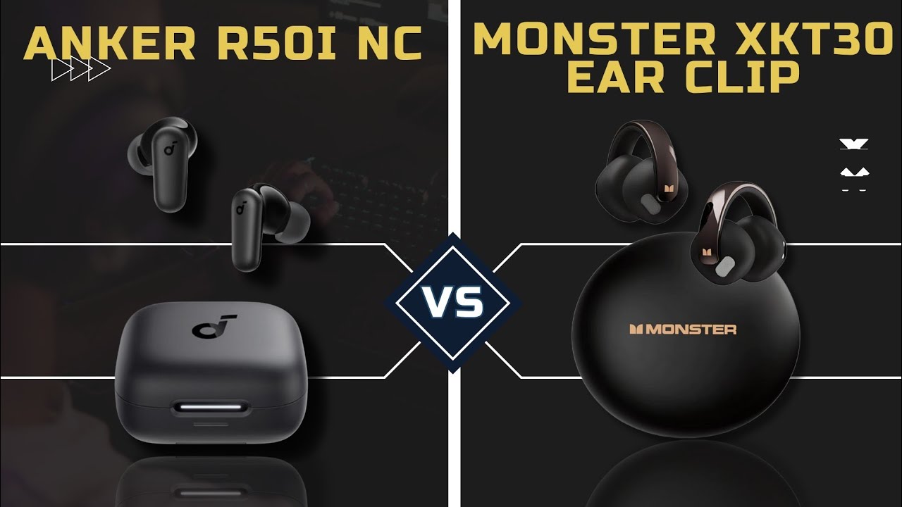 TWS ANKER SOUNDCORE R50i NC VS MONSTER XKT30 EAR CLIP | SPECS REVIEW ...