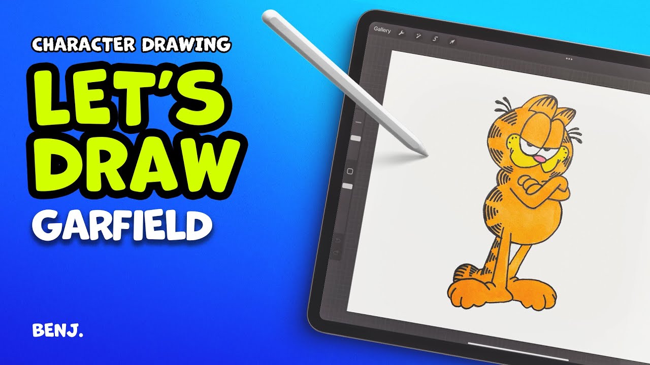 Watch Me Turn Scribbles Into Garfield! - YouTube