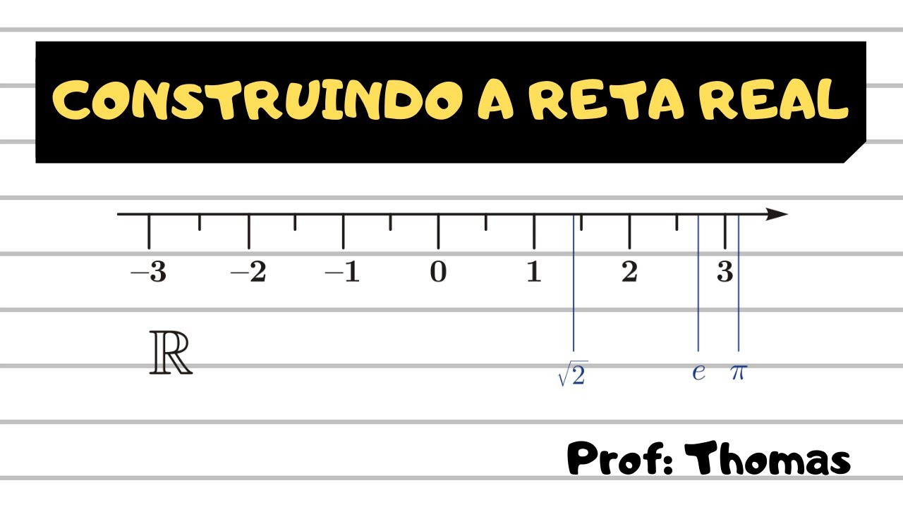 CONSTRUINDO A RETA REAL | MATEMÁTICA BÁSICA - YouTube