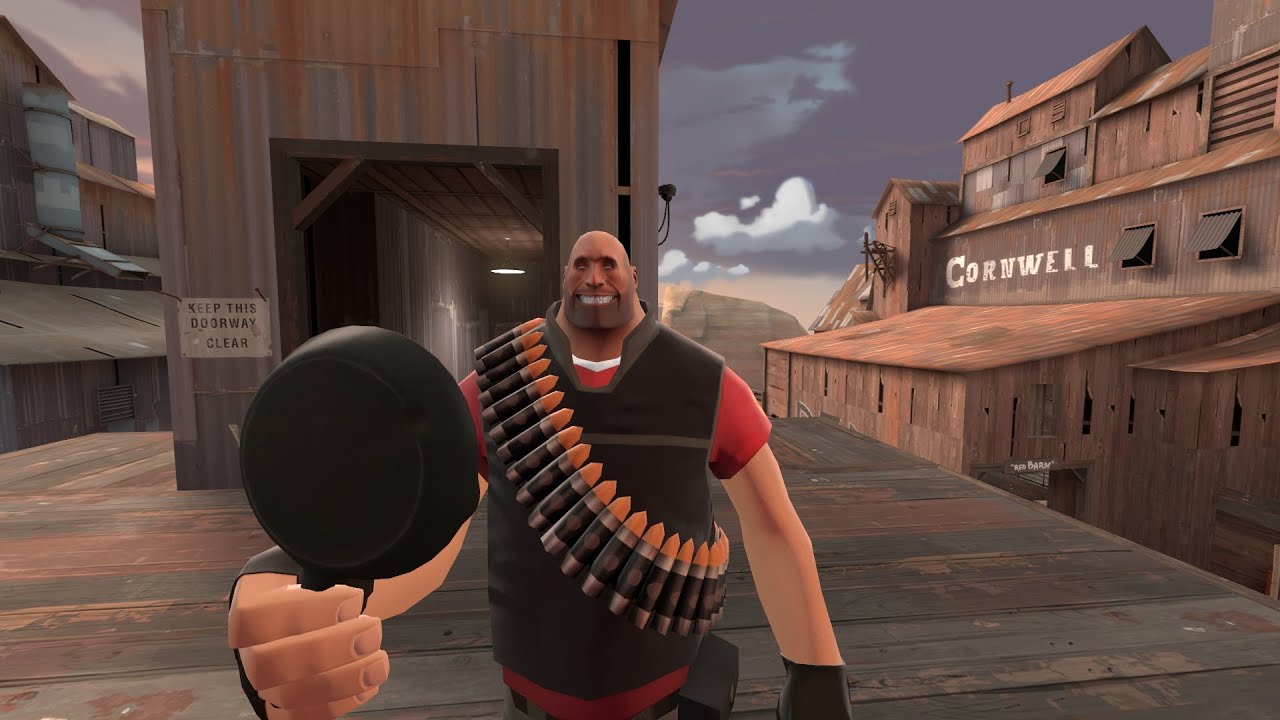 Tf2: Frying Pan Heavy - YouTube