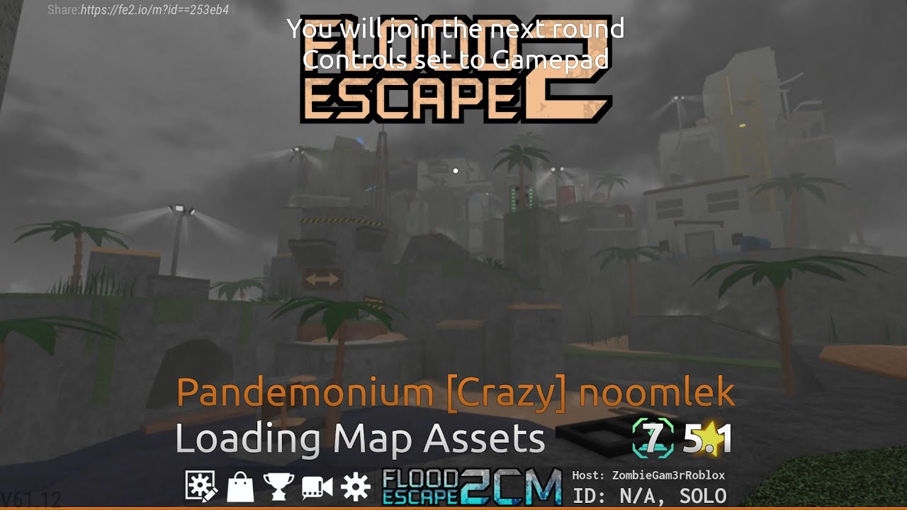 Roblox: FE2 Community Maps - Pandemonium (Bottom-Low Crazy) - YouTube