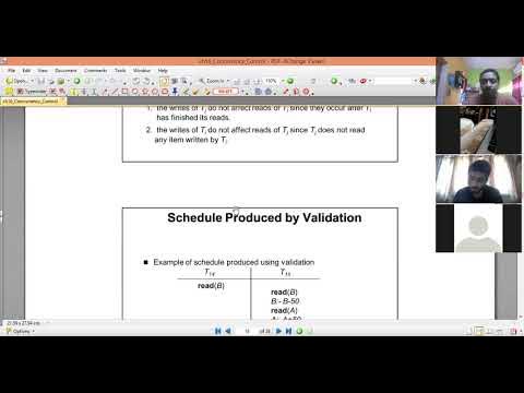 Validation Based Protocol in Concurrency Control - YouTube