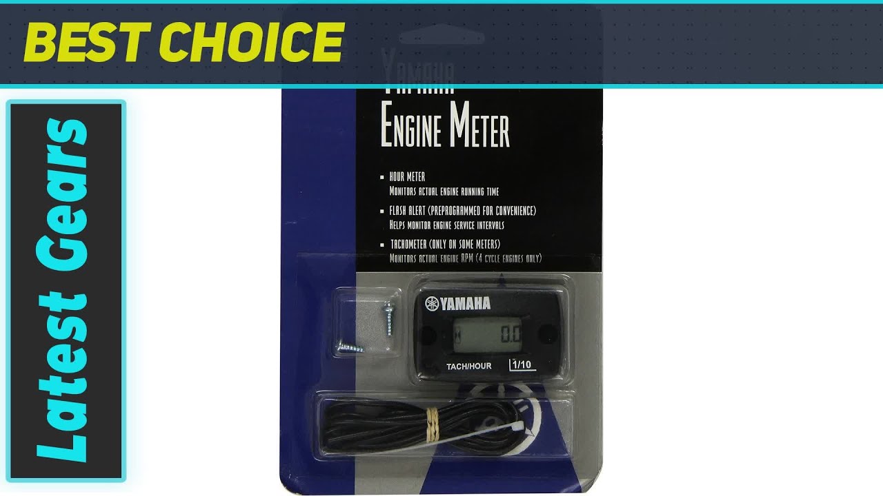 YAMAHA ENG-METER-4C-01 Deluxe Hour Meter: Elevating Your MX, ATV, and ...