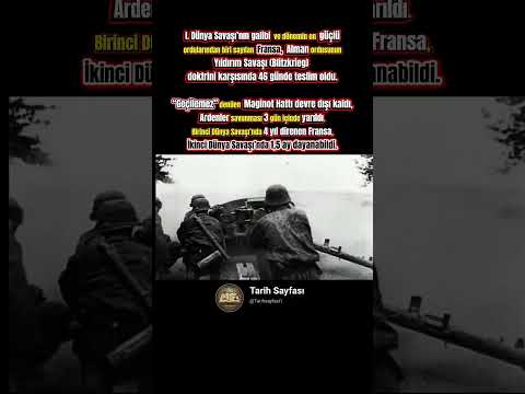 4 Yıl Direndi, 46 Günde Çöktü.Fransa Muharebesi #ww2 #savaş #history