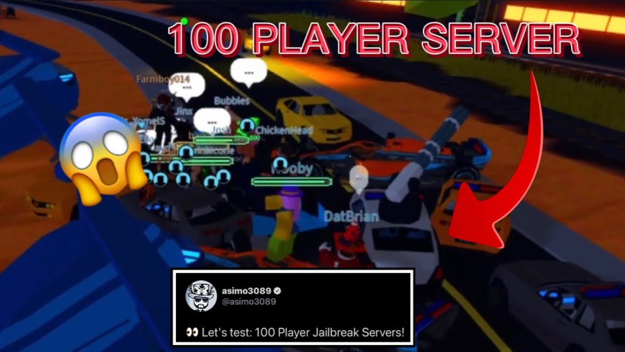 100 PLAYER SERVERS (Finding Asimo, Badcc, and DatBrian) *Roblox ...