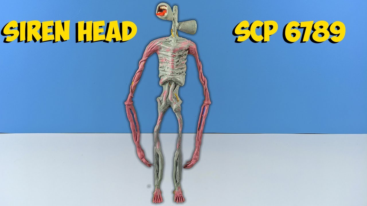 SCP 6789 SIREN HEAD Trevor Henderson Creatures with clay | Andrew Clay ...