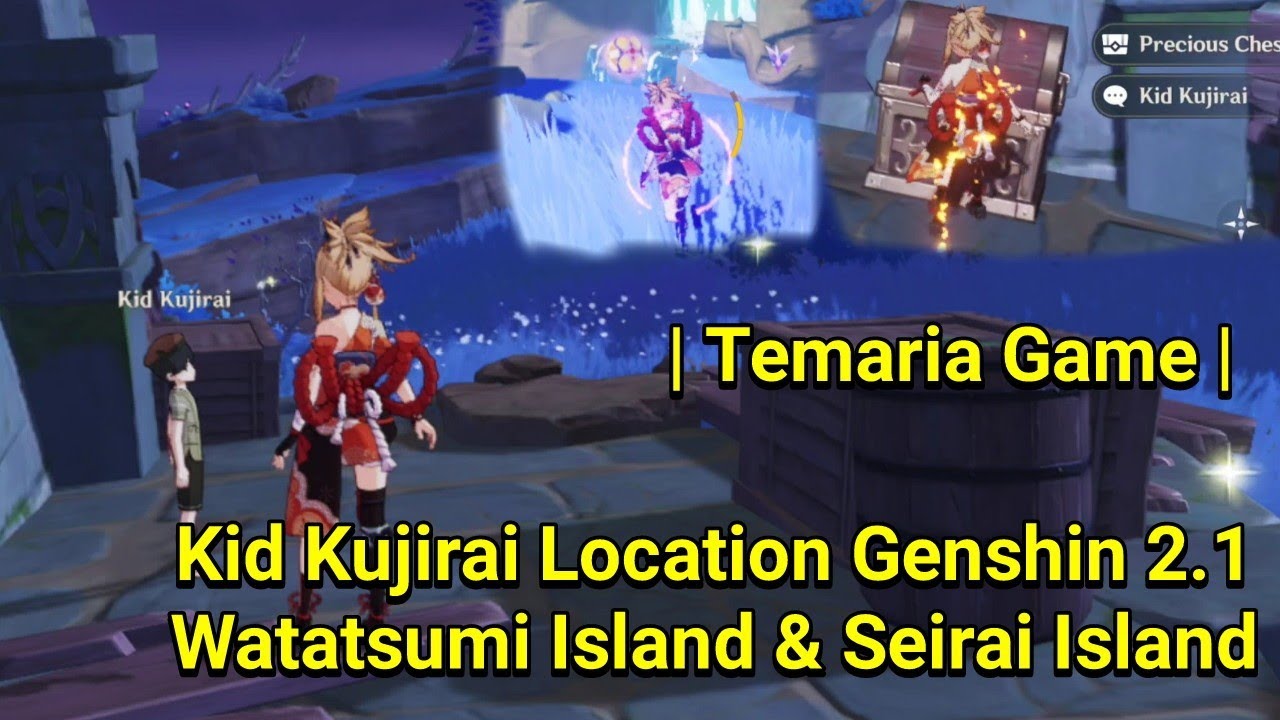 Kid Kujirai Location | Temaria Game Watatsumi Island & Seirai Island ...