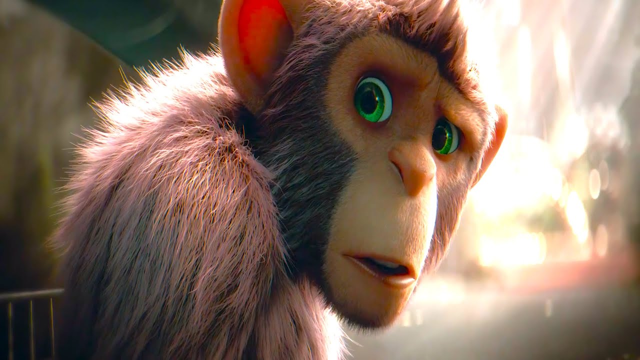 Monkey created a world with the help of magical pen Animated movie ...