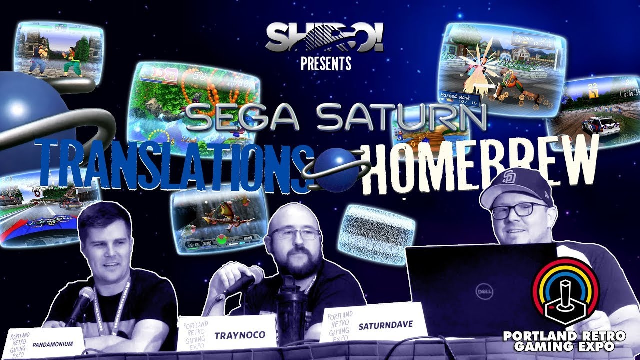 PRGE 2023 - SHIRO! PANEL - SEGA Saturn Translations & Homebrew - YouTube