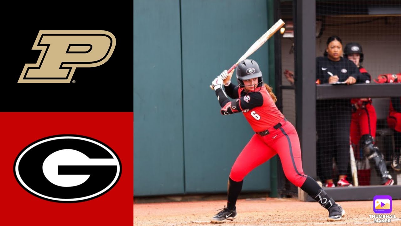 Georgia Softball Highlights vs Purdue | 2024 College Softball ...