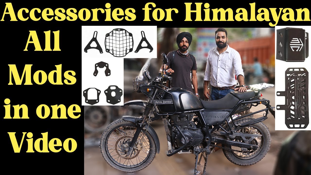 Top Accessories for Royal Enfield Himalayan 2021 BS6| Sans Motoshop ...