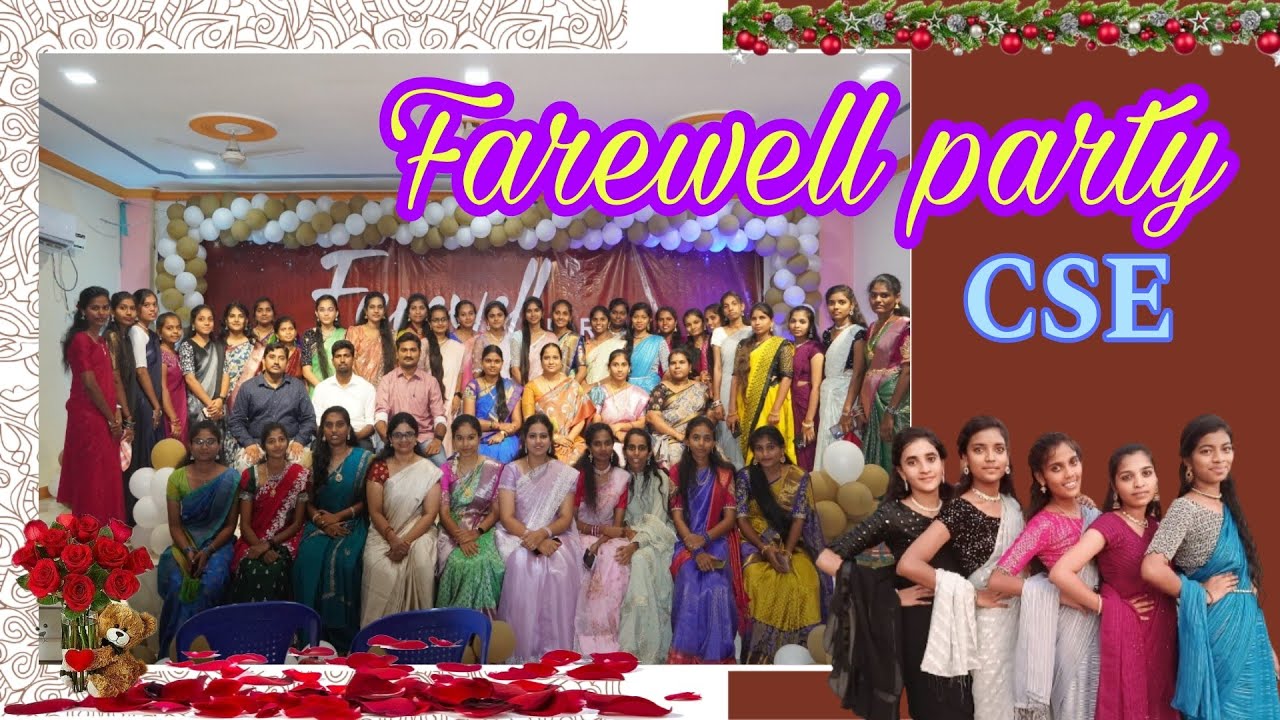 FAREWELL PARTY BY CSE GIRLS🎉🥳🎈|| ANUBOSE INSTITUTE Of TECHNOLOGY ...