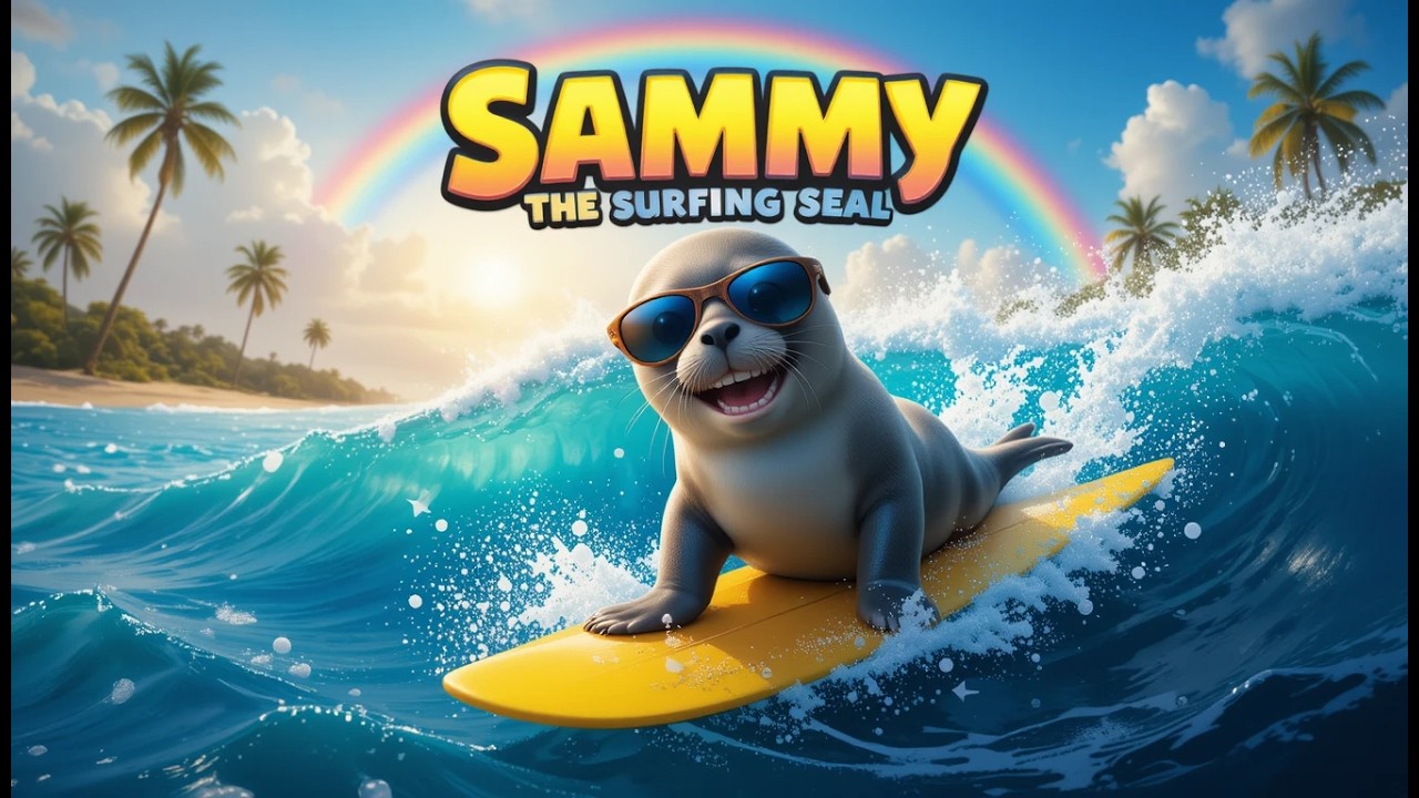 “Sammy the Surfing Seal 🌊 | Fun Kids Rhyme & Surfing Adventure!” - YouTube