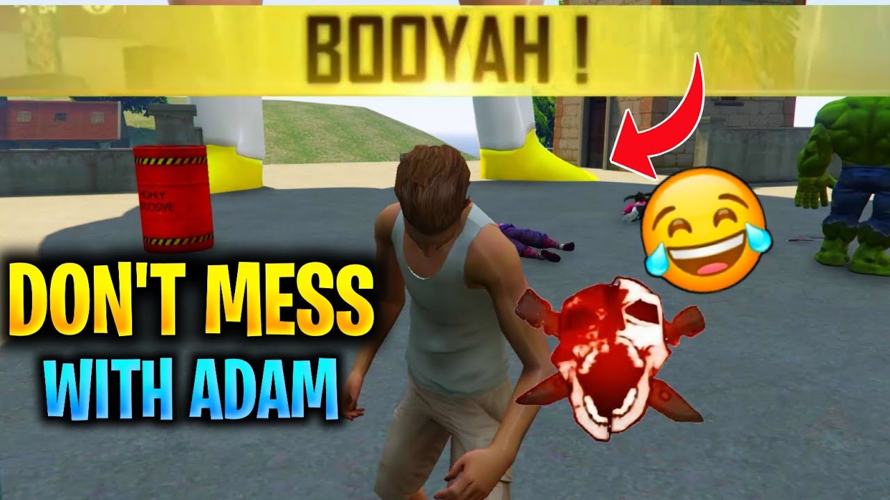 Adam Play Solo Vs Squad Custom 🤣 | Season 1 And 2 Challange Adam 😲 ...