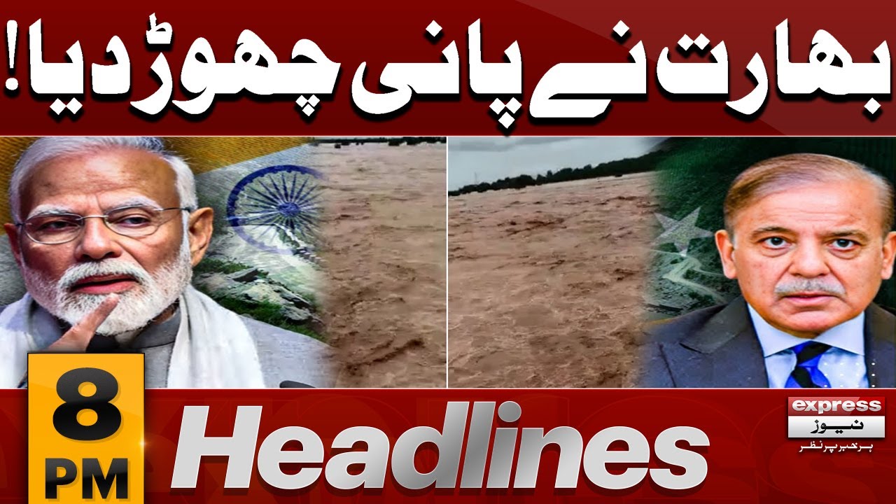 Tensions Rise: India Sends Water into Jhelum, Pakistan on High Alert!|7 PM Headlines|Pakistan ...