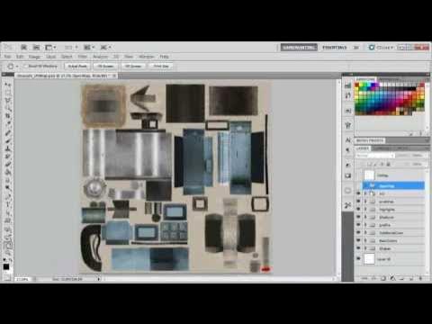 Tutorial: Using Adobe Photoshop to create Diffuse/Specular Maps for 3D ...