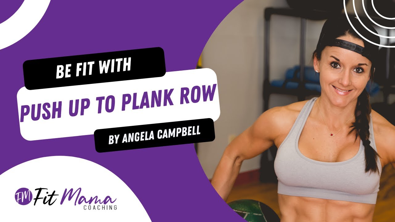 PUSH UP TO PLANK ROW - YouTube