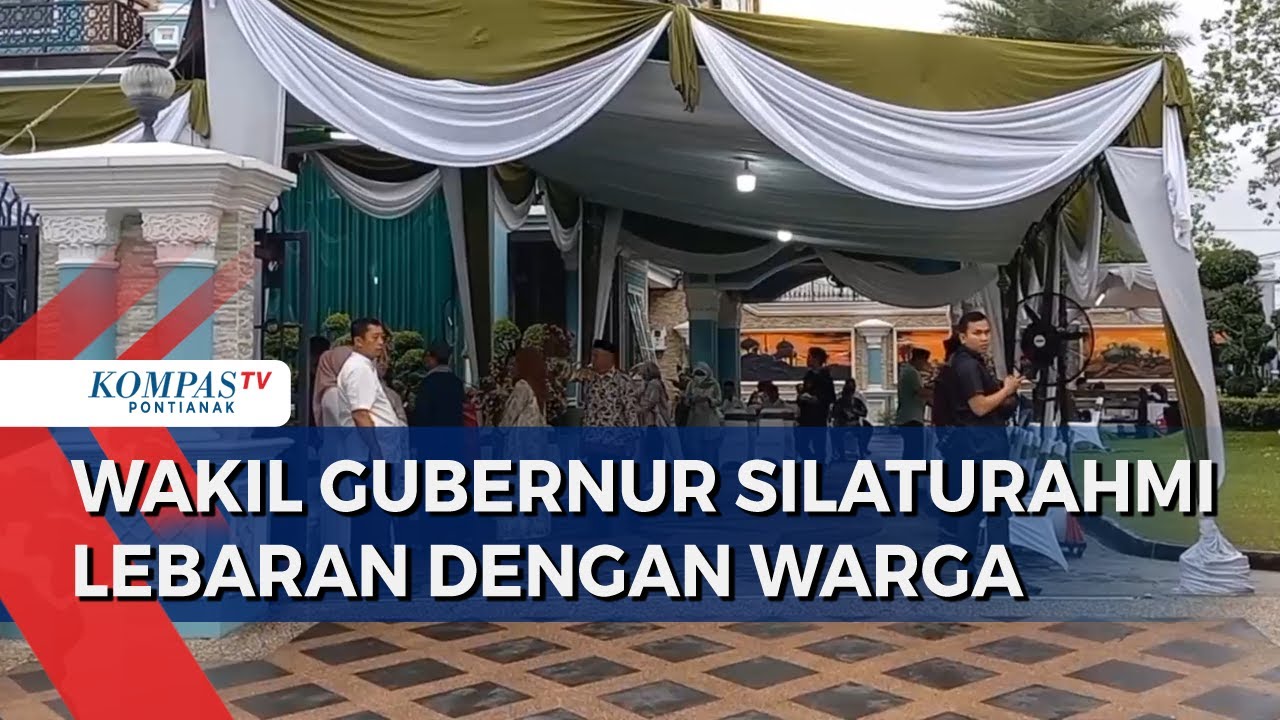 Wagub Kalbar Gelar 'Open House' saat Lebaran - YouTube