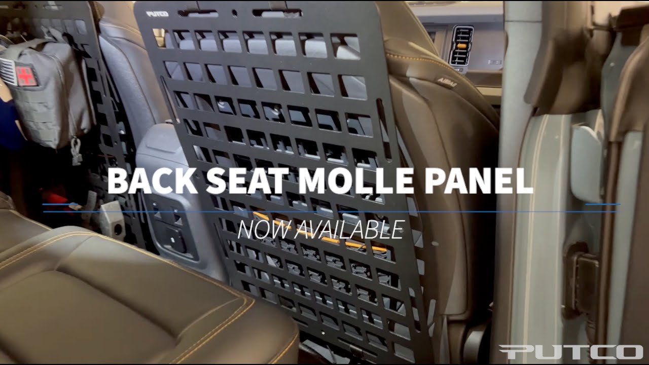 Putco Back Seat Molle Panel - YouTube