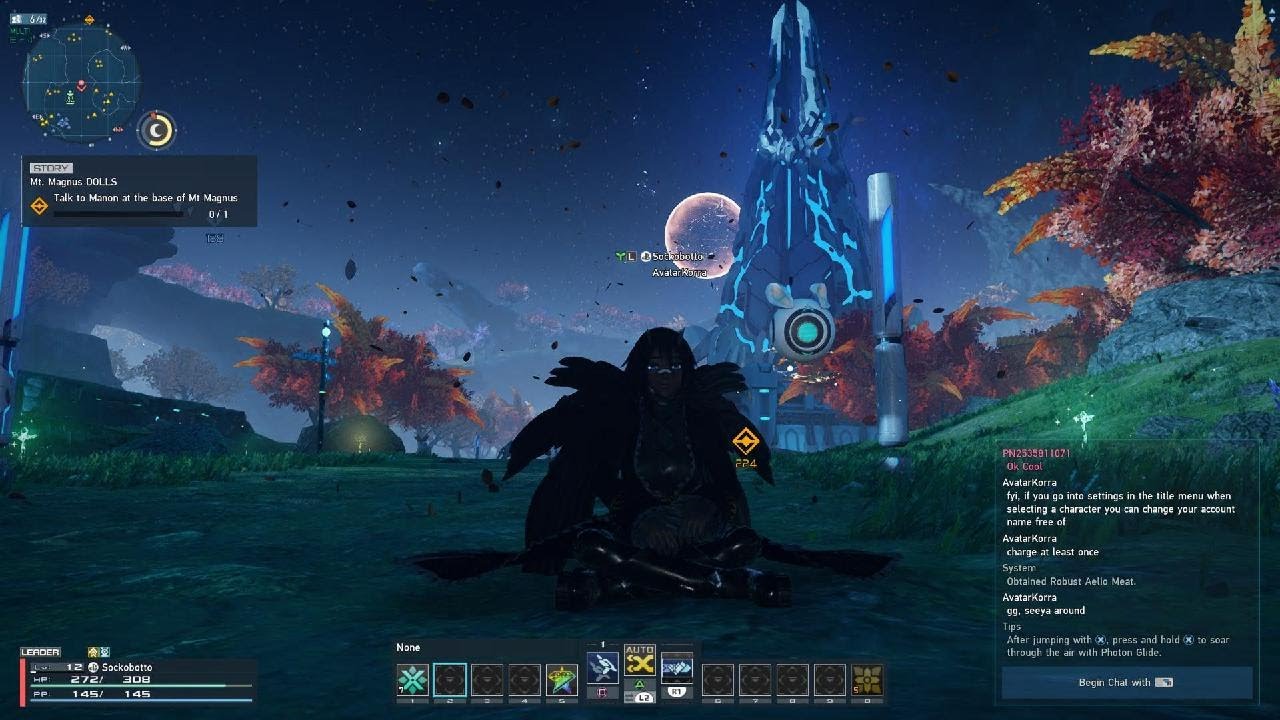 Phantasy Star Online 2 New Genesis - Avatar Korra Gunner Showcase - YouTube