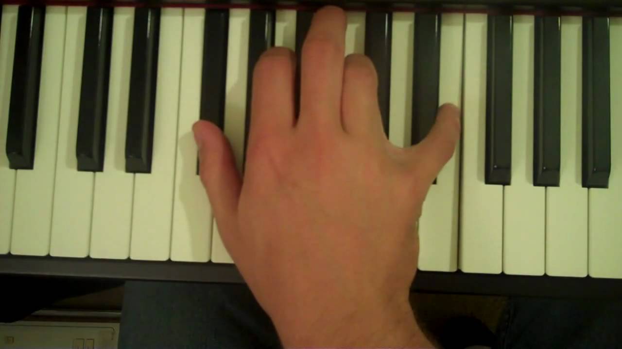 How To Play an F# Half-diminished 7th Chord on the Piano - YouTube