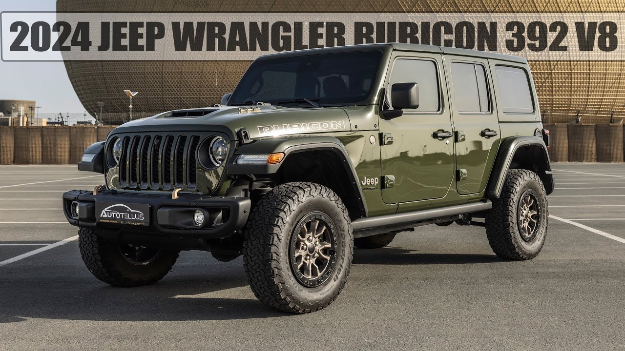 WRANGLER WITH A HEMI V8! 2024 JEEP RUBICON 392 V8 477HP - Sounds ...